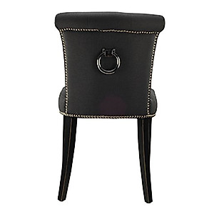 Safavieh Mercer Collection Kyle Side Chairs, Charcoal Grey, Set of 2