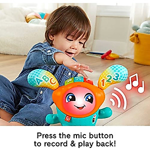 Fisher-Price Baby & Toddler Learning Toy Dj Bouncin’ Beats With Music Lights & Bouncing Action For Ages 6+ Months