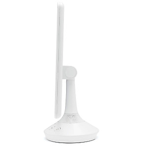 iHome 7" x 9" Reflect iCVBT22W Adjustable Vanity Mirror with Bonus 10X Mirror, Bluetooth Audio, Hands-Free Speakerphone, LED Lighting, Siri & Google Support USB Charging, (White, 7" x 9")