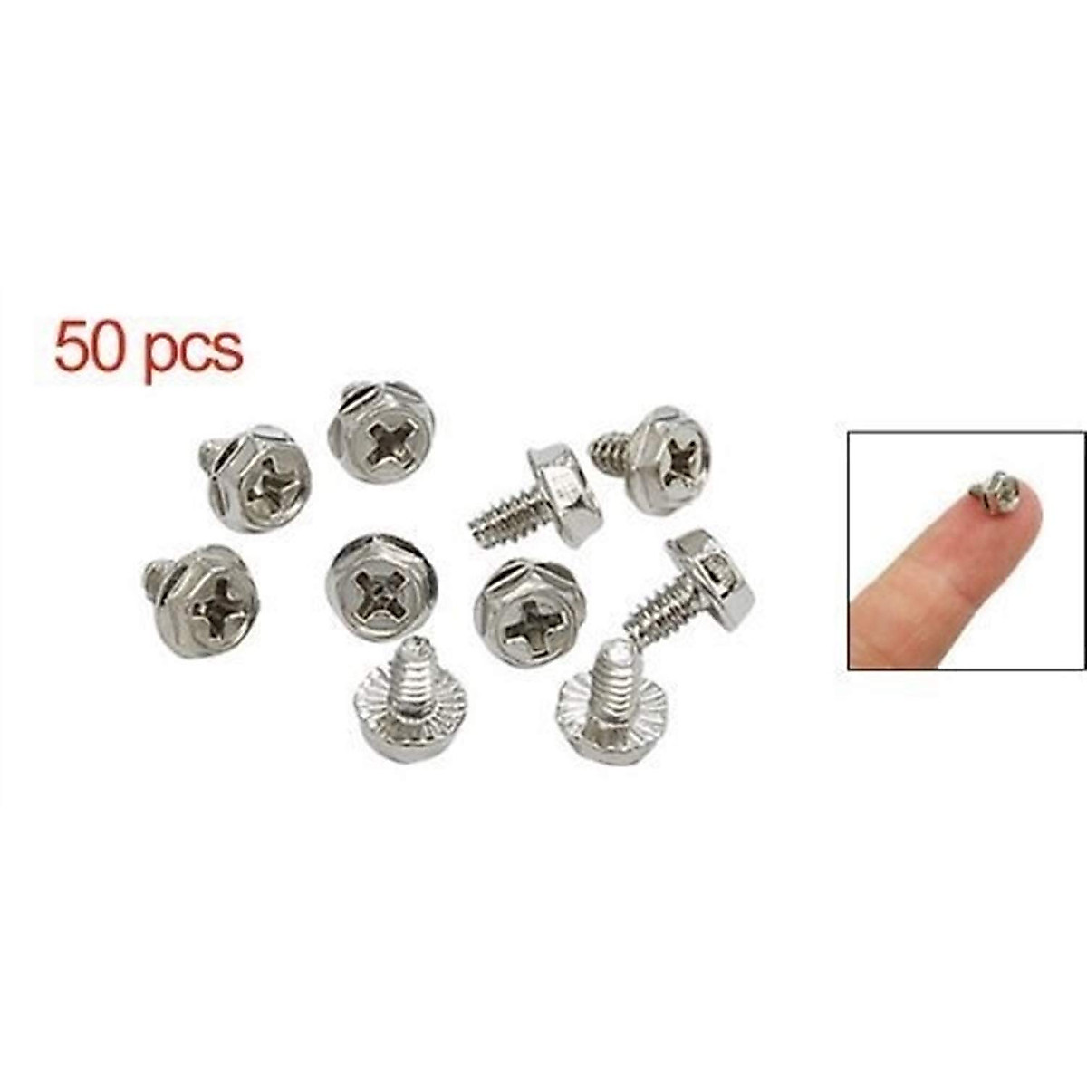 TONGCHAO Tchaosc 50 PCS Head Short Computer Case Motherboard Screws