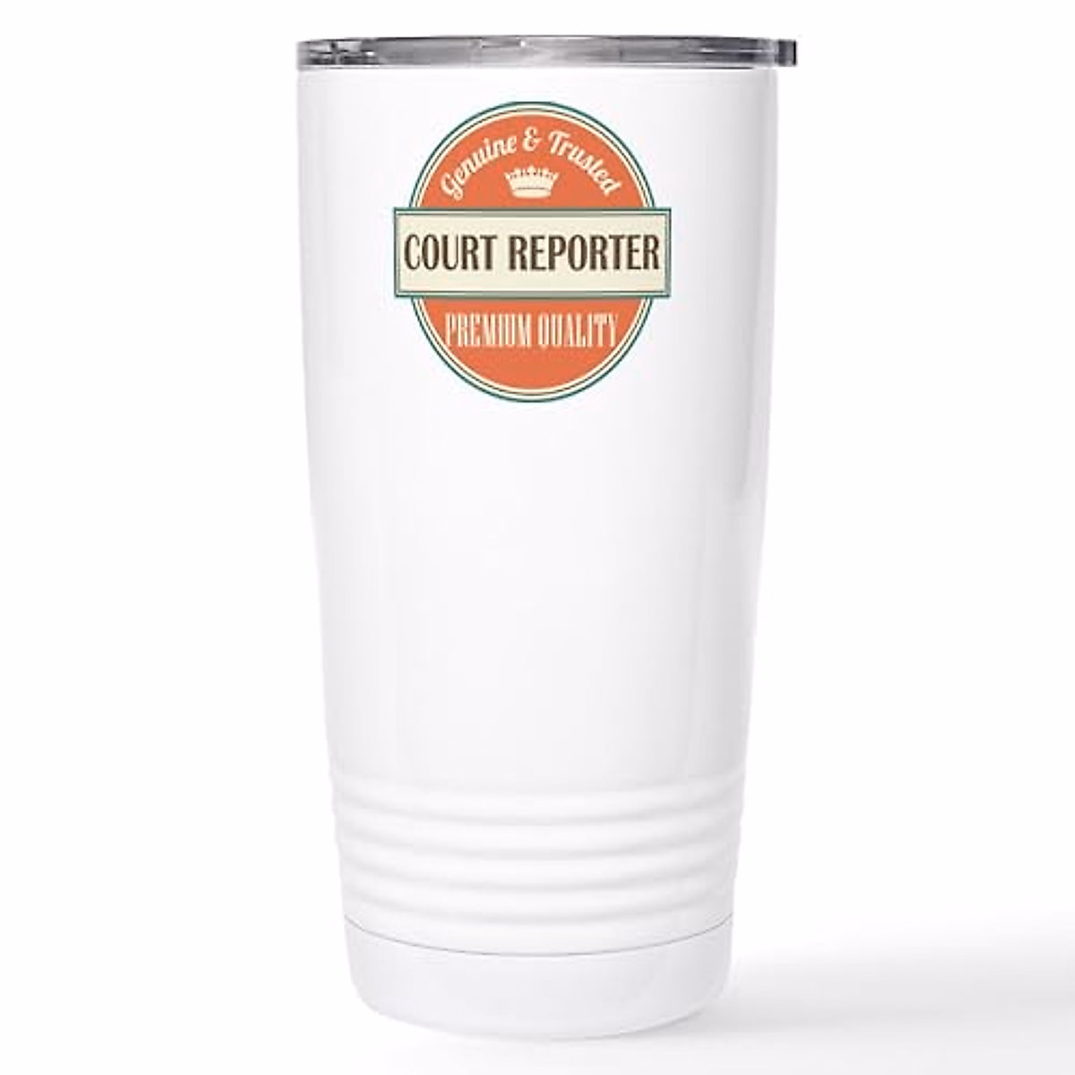 CafePress Court Reporter Vintage Stainless Steel Travel Mug 20 oz. Insulated Stainless Steel Coffee Tumbler