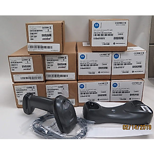 Zebra Symbol LI4278 Wireless 1D Barcode Scanner with Cradle and USB Cable