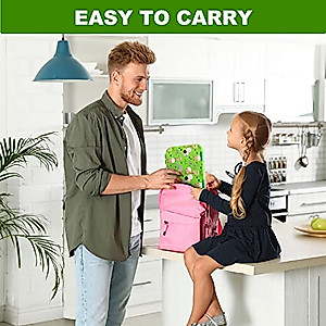 AOHEA Bento Lunch Box for Kids: BPA Free Kids Bento Box Toddler Lunch Box for Daycare or School (Green)