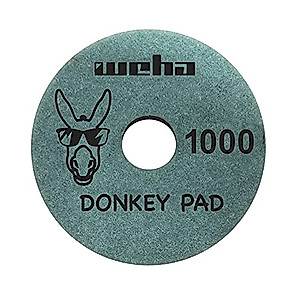 Weha 4 inch Donkey Quartz Face Polish Surface Polishing Pad - 1000 Grit