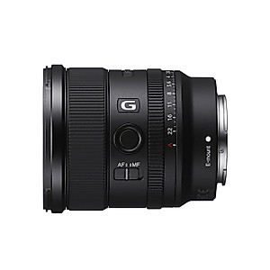 Sony FE 20mm F1.8 G Full-Frame Large-Aperture Ultra-Wide Angle G Lens, Model: SEL20F18G (Renewed)