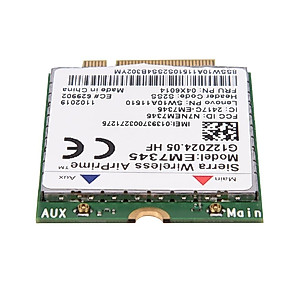 EM7345 Module Card,04X6014 4G LTE WWAN Card Module,ThinkPad Dedicated 4G Module,NGFF/M2 Interface for Thinkpad X250 X1C W550 T450 X240 T440 EM7345, High Speed LTE Mobile Broadband