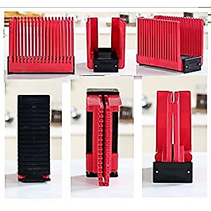 Fshopping foldable toast bread slicer bread uniform cutting