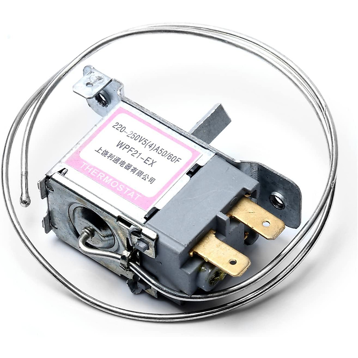 Fridge Freezer Thermostat Refrigerator Cold Temperature Control Universal WPF21-EX 2 Pins Probe 50cm Refrigerator Accessories Replacement