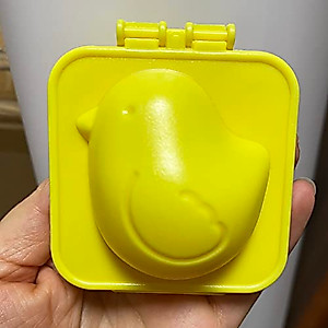 JARPSIRY Boiled Egg Mold Egg Tool Chicken Shape Kitchen Novel Cute Little Chick Creative Gadget Let Children Love to Eat Eggs Restaurant Decoration