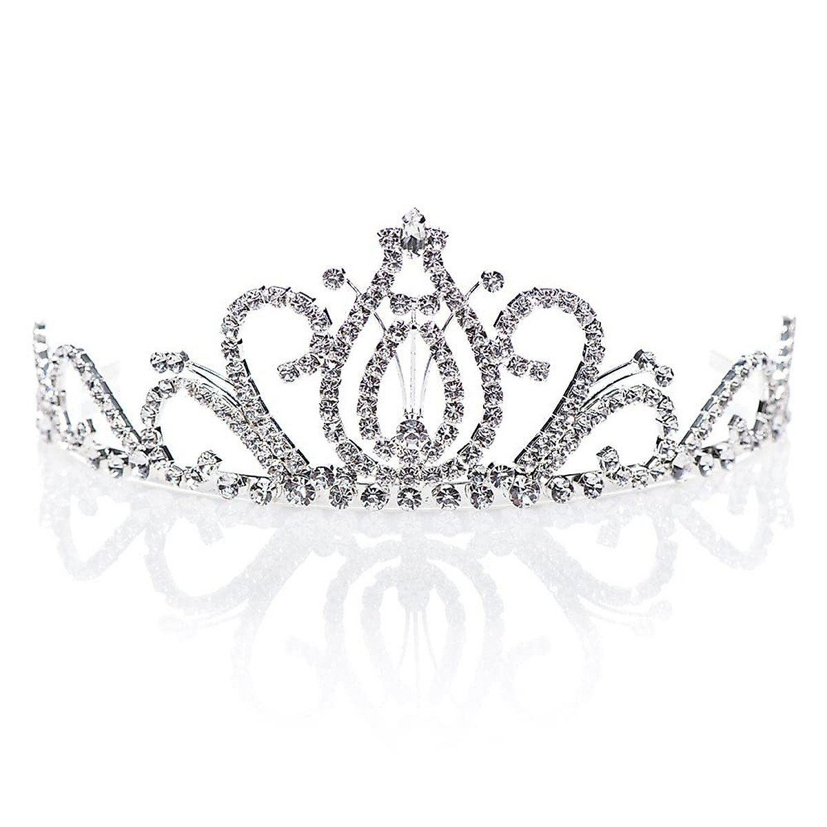 Anderson's Gianna and Serenity 4-piece Crystal Tiara Set, Prom Tiaras, Wedding Tiaras, Pageant Tiaras, For Prom, Homecoming, Pageant, Wedding, School Dance, Award, Costume, Party, Event