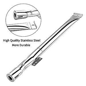 BBQ-Element Stainless Steel Grill Burner Tubes Replacement for Nexgrill 720-0830H, 720-0783E, 720-0864, Gas Grill Pipe Burners for Kenmore, Kitchen Aid, Nexgrill 720-0830A Gas Grill.(4 Pack)