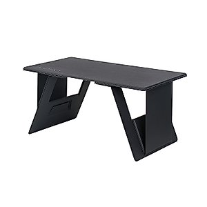 MRJKNRO.KJ Folding Table Desk at Home in The Office and car for Computer Laptop Pad Phone Reading Writing Easy to use Carry and stroage Lightweight (Black, 9.4“X17.7"X8.26")