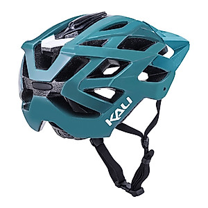 Kali Protectives Lunati Cycling Helmet, Solid Matte Moss/White, L/XL
