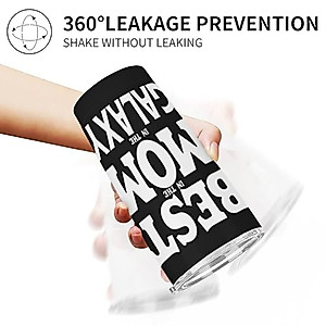 Best Mother in The Galaxy 20 OZ Stainless Steel Tumbler Travel Car Coffee Mug with Straw Lid Cleaning Brush Coffee Tumbler Mug for Women Men