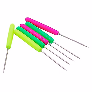 Grosun 6 Pieces Cookie Scribe Tool Sugar Stir Needle Scriber Needle Cookie Decorating Tools, DIY Baking Pin Whisk Stainless Steel Needle Biscuit Icing Pin