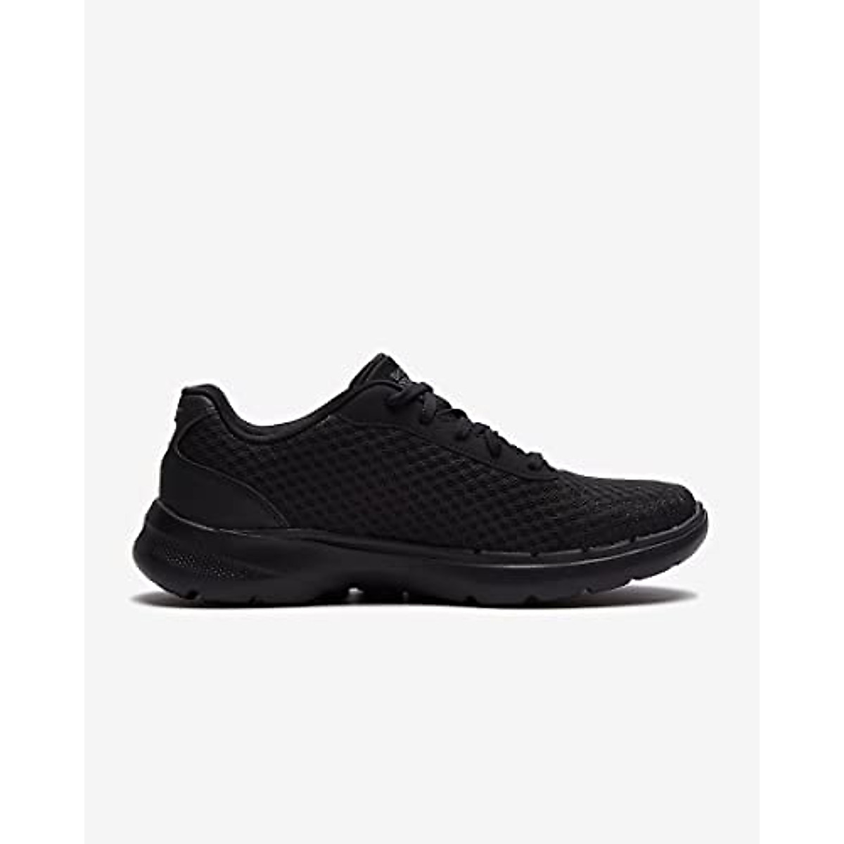 Skechers Women's GO Walk 6-Iconic Vision Sneaker, Black, 9