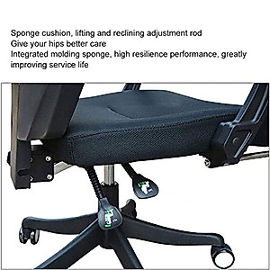 HALOU Ergonomic Office Chair, Reclining Office Chair with Lock Function and Lumbar Support, Executive Office Chair with Headrest