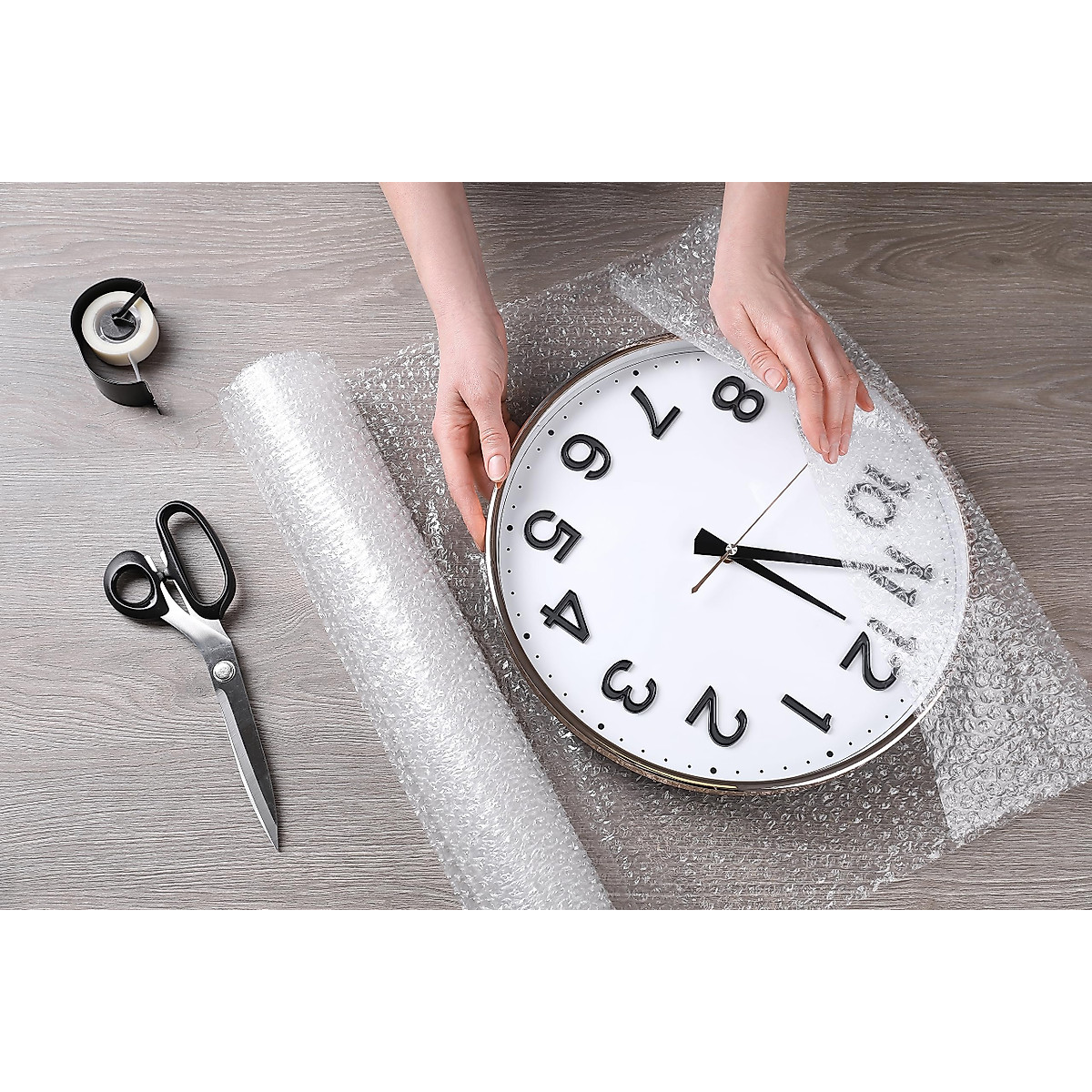 SteadMax 2 Pack Bubble Cushioning Wrap Rolls, 12” x 20’ Total, 3/16” Bubbles, Perforated Every 12”, Packing, Shipping, Moving Supplies (Pack of 2)