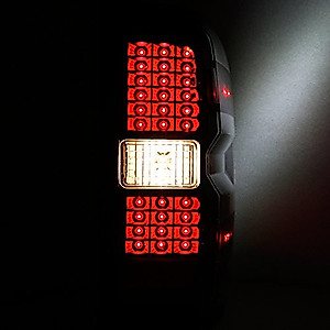 AKKON - For 2014 2015-2018 Chevy Silverado | GMC Sierra LH & RH Black Replacement LED Tail Lights Tail Lamps Pair Set