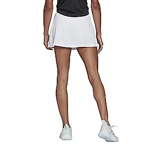 adidas Women's Club Tennis Skirt, White/Grey, Small