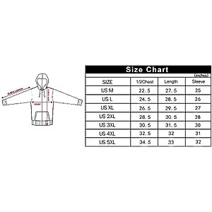 GEEK LIGHTING Hoodies for Men Heavyweight Fleece Sweatshirt - Full Zip Up Thick Sherpa Lined, Pure black L