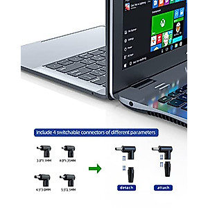 Charger for Asus Laptop, (UL Certified Safety), Round Connector, 65W, 45W, 33W