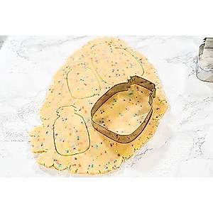 Bakerpan Stainless Steel Mason Jar Cookie Cutters, Jar Shape Cutter Set of 4 (3.5 Inch & 4.5 Inch)