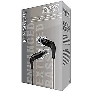 Etymotic ER3XR Extended Response Earphone,Black