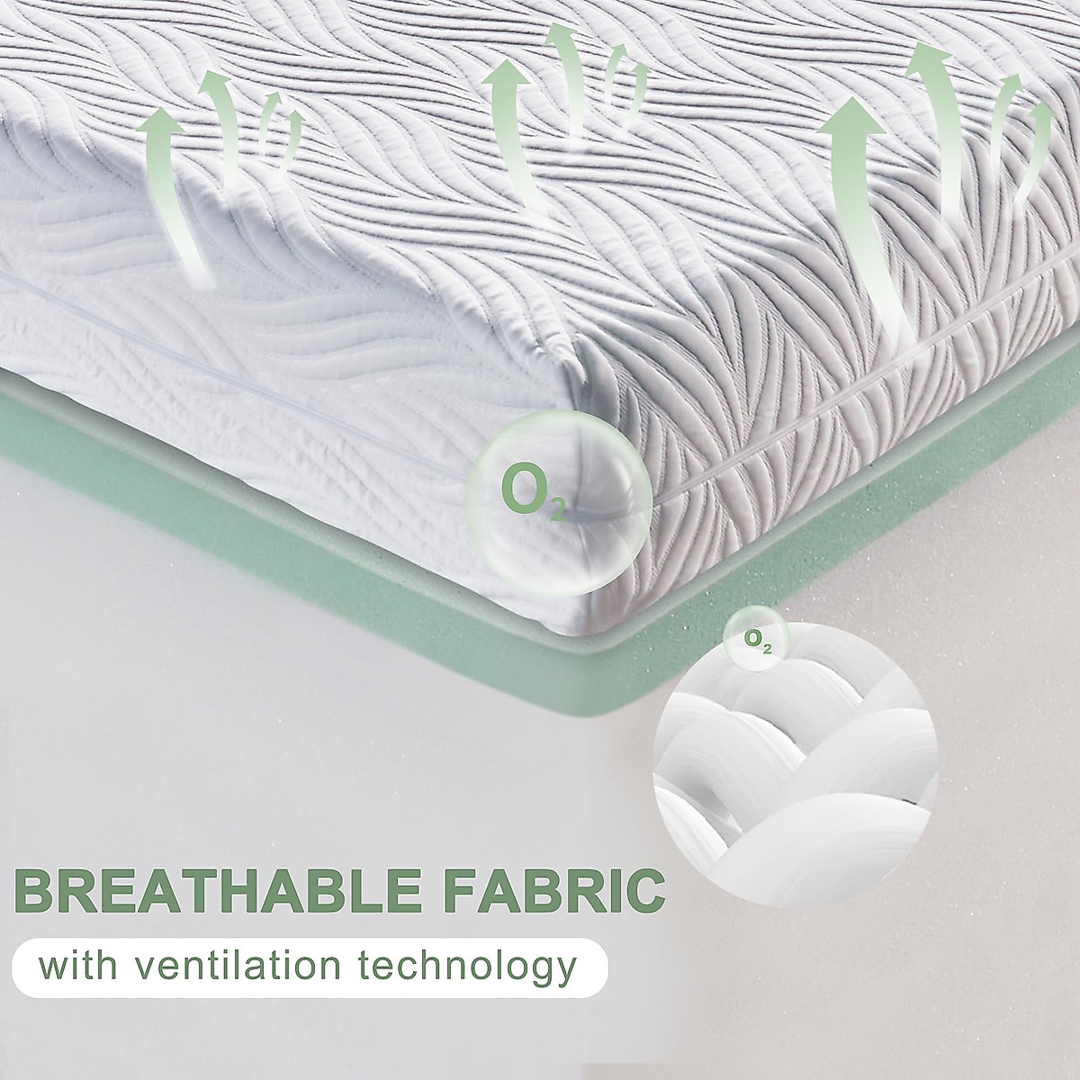 PMIXO Gel Memory Foam Mattress in a Box,Medium-Firm Queen Size Mattress 8 Inch with CertiPUR-US Certified,Medium-Plush,No Formaldehyde and Fiberglass Free