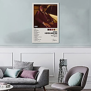 PSIMET Future Poster I Never Liked You Album Cover Wall Art Canvas for Office Decor Unframed 12'' x 18''