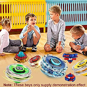 Bey Burst Evolution Turbo Battling Top Blade God Bey & Lr Launcher Grip Spryzen Starter Set B-66 Booster Lost Longinus Luinor.N.Sp Attack Gyro Battle Kit Gaming Tops Novelty Spinning Toy Gift for Boy