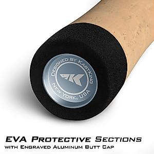 KastKing Estuary Inshore Saltwater Fishing Rods, Spinning Rod 8'0" - Heavy - Fast