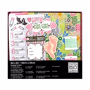 Me & My Big Ideas MAMBI 8x8 Baby Girl Boxed Album Kit