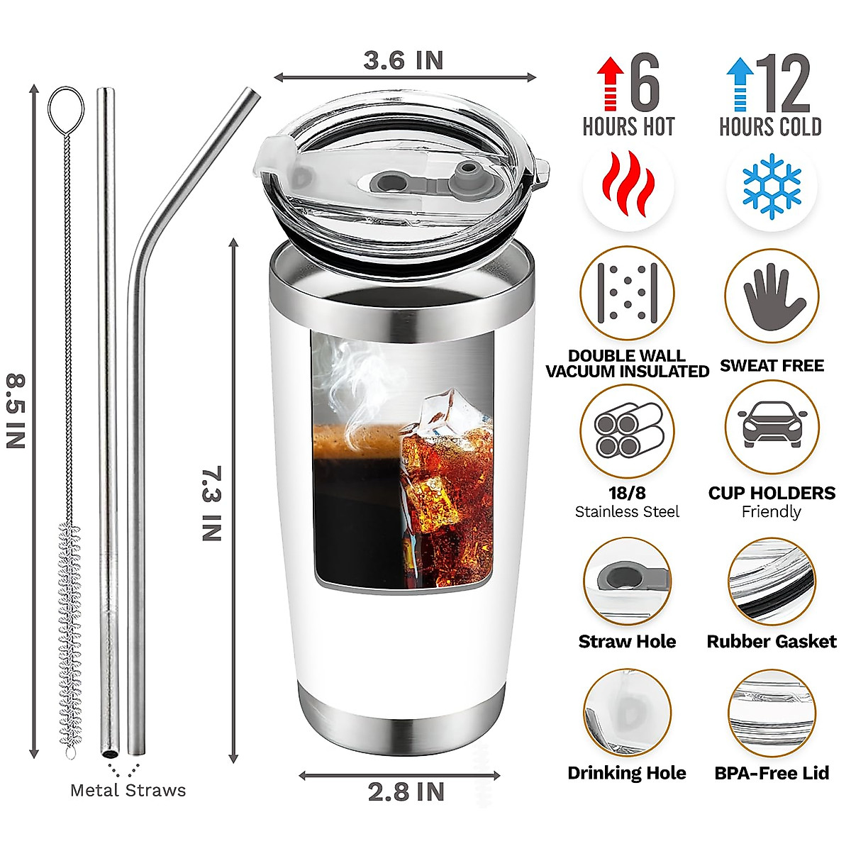 ZAGKOO Gifts for Coworkers, Friends, Female, Work Bestie for Women - Birthday, Thank You, Friendship, Farewell, Going Away, Goodbye Gifts for Coworkers, Work Bestfriend Ideas - Coworker Tumbler Cup