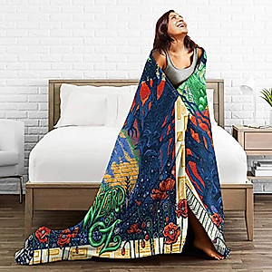 Cartoon of oz Throw Blanket 60"X50" Ultra-Soft Anti-Pilling Flannel for Living,Couch,Chair,Sofa,Room Or Bed to Be Gift