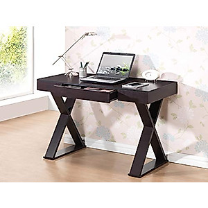 Techni Mobili Trendy Drawer, Espresso Writing Desk