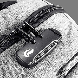 Skunk Nomad Skaters Backpack - Smell Proof - Weather Resistant - With Combination Lock (Green Pixel Camo)