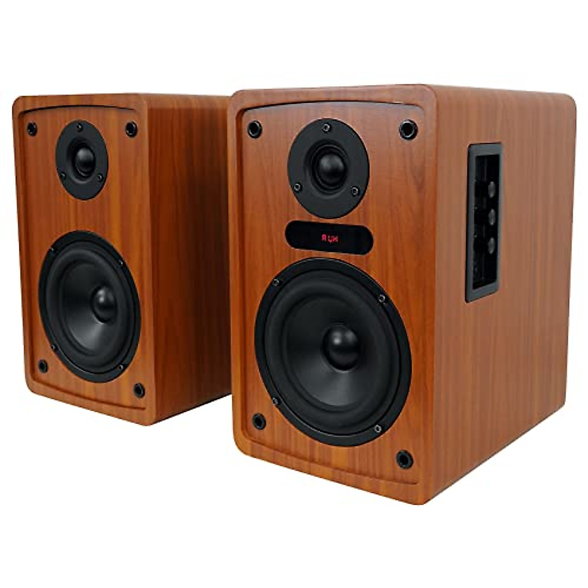 Rockville ELITE-5C Classic Wood 800w Home Theater 5.25" Bluetooth Bookshelf Speakers