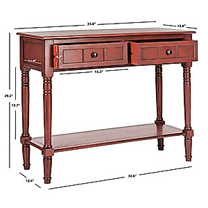 Safavieh American Homes Collection Samantha Red 2-Drawer Console Table