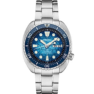 SEIKO Prospex US Special Edition Ocean Conservation Turtle Diver 200m Automatic Blue Dial Men's Watch SRPH59