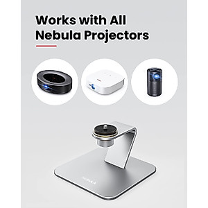 Nebula Capsule II Smart Mini Projector with Nebula Desktop Stand for Projectors, 360° and Height Adjustment