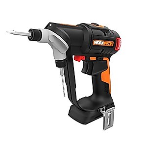 Worx Nitro 20V SwitchDriver 2.0, 2-in-1 Brushless Cordless Drill Driver, 2-in-1 Drill Set Rotatable Dual 1/4" Chucks, Compact Cordless Drill with Digital Torque Setting WX177L.9 – (Tool Only)