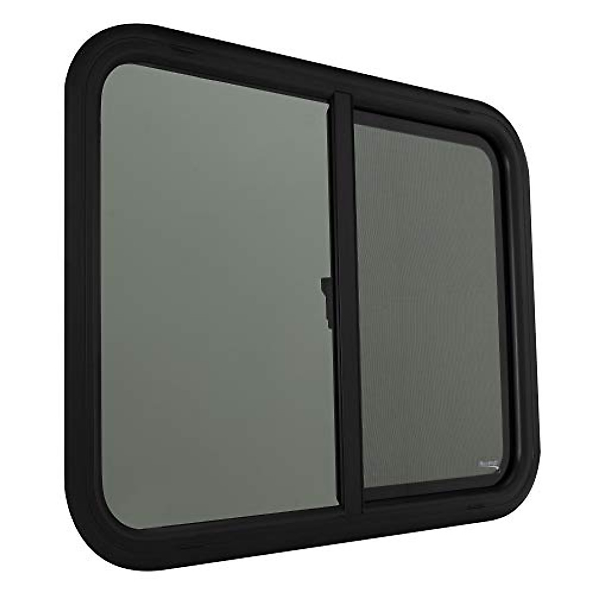 RecPro RV Window | 30" W x 24" H | Teardrop Style Horizontal Slide | RV Window Replacement (1 Window, No Trim Kit) | Made in USA