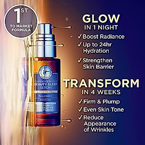 IT Cosmetics Confidence in Your Beauty Sleep Triple Antioxidant Brightening Serum – 24HR Hydration – Anti-Aging – 12% Vitamin C Serum - Fragrance Free – All Skin Types, 1.0 Fl. Oz