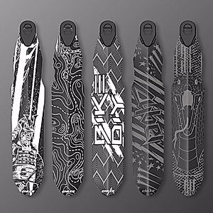 Aosekaa Bicycle Bike Mudguard Cycling Tire Lightweight Splash Narrow for Mountain Bikes Folding Bikes, Style E