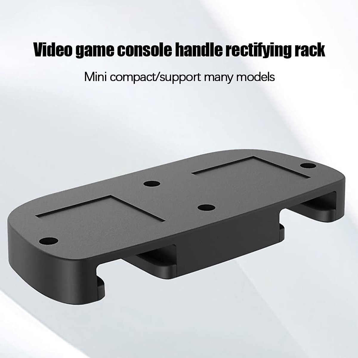 CKXIN Controller Table Stand for PS5 PS4 Controller Playstation 5 Playstation 4 Under Desk Mount Controller Holder Table Organizer and Desk Management (2-Pack) Black