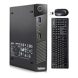 Lenovo ThinkCentre M93P Tiny Mini Business Desktop Computer, Intel Quad Core i7 4785T Upto 3.20 GHz, 16GB RAM, New 1TB SSD, WiFi,BT, VGA, DP Port, HDMI, Windows 10 Pro (Renewed)