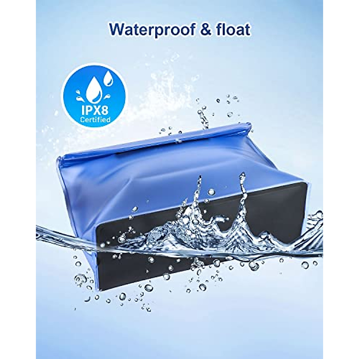 Waterproof Fanny Pack, Beach Vacation Essentials Water Proof Pouch Bag with Waist Strap, Cruise Accessories Must Haves to Keep Phone Valuables Safe Dry Perfect for Boating Swimming Snorkeling Kayaking