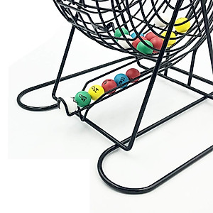 Yuanhe 7/8 Inch Bingo Balls for Jumbo Bingo Cages and Bingo Boards, Easy Read, 75 Count, Perfect for Parties,Bingo Nights, Raffles,Lost Bingo Ball Replacements