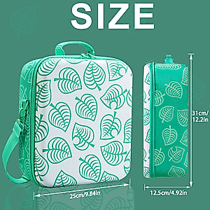 Portable Carrying Case for Nintendo Switch Console and Accessories-Protective Travel Case for Nintendo Switch Fits Complete Switch System Console, Dock, Controller, Joy-Con Grip & Accessories